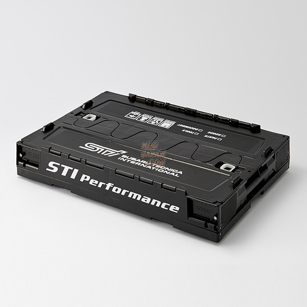 STI Folding Container Box - Black Medium 50L - RHDJapan