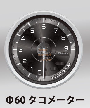 Defi ADVANCE A1 Tachometer Gauge - 60mm 9000rpm - RHDJapan