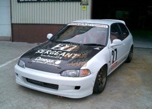 Sergeant Front Light Weight Aero Bumper - Civic EG6 - RHDJapan