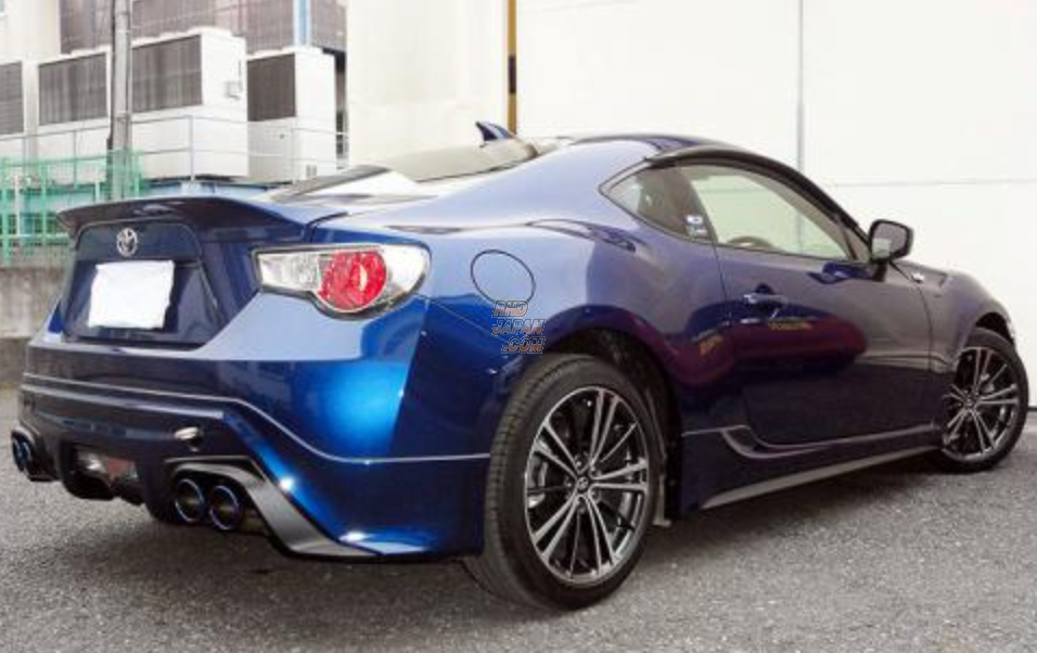 R-Magic RM Tuned Silencer Titanium Slash Muffler Exhaust System 4 Tail Outlet - 86 ZN6 Zenki ...