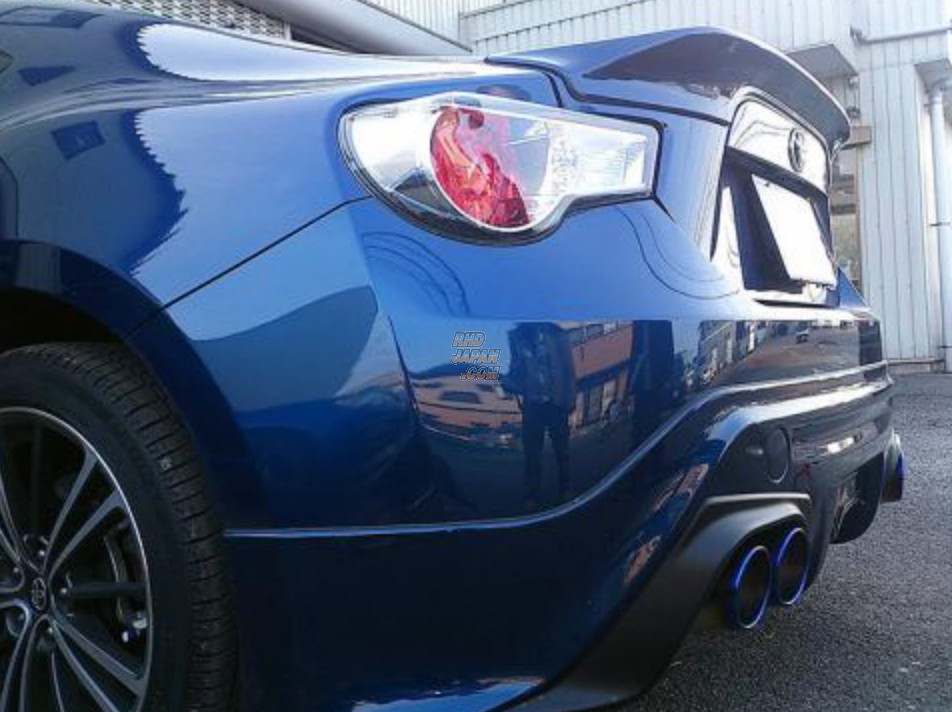 R-Magic RM Tuned Silencer Titanium Slash Muffler Exhaust System 4 Tail Outlet - 86 ZN6 Zenki ...