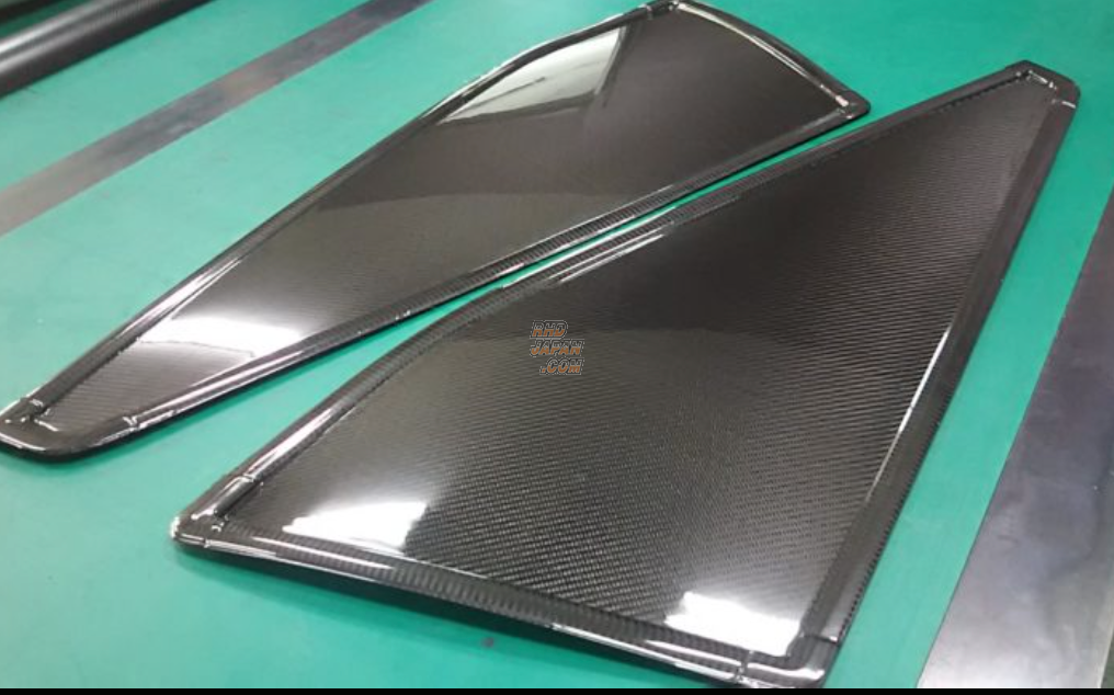Carbon Junkie Hatchback Rear Side Window Set Dry Carbon Fiber 12K ...