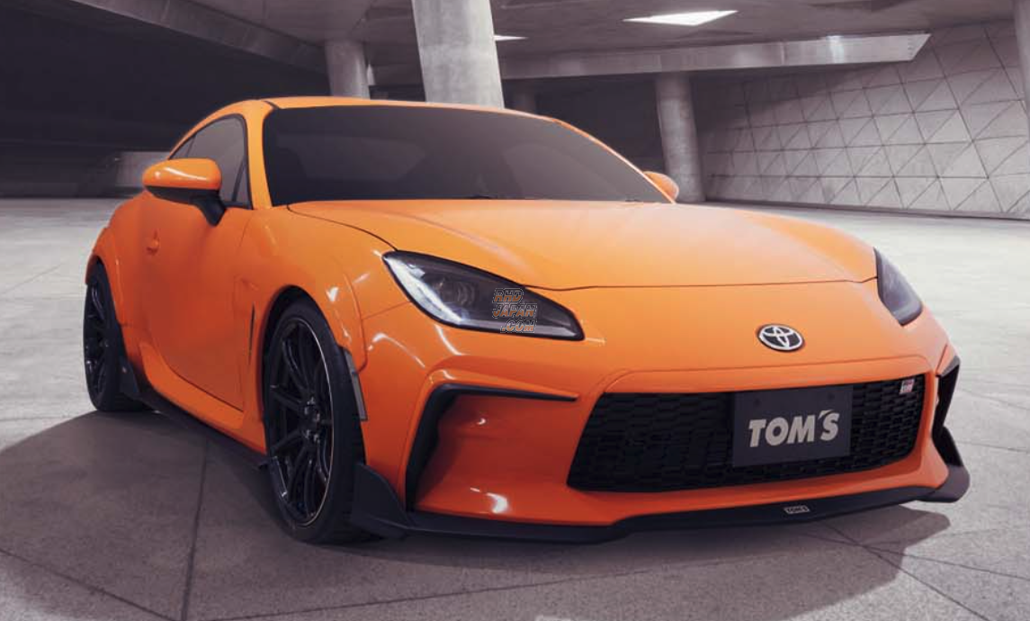 TOM's Front Bumper Garnish FRP Crystal White Pearl - GR86 ZN8 - RHDJapan