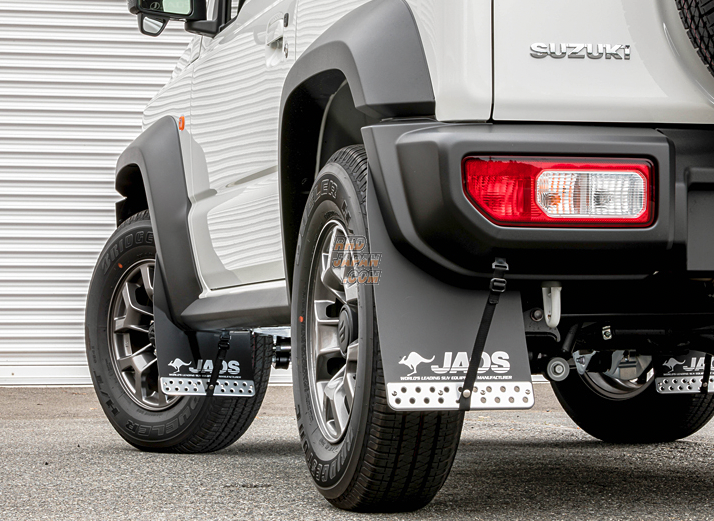 JAOS Mud Guard III Front Black - Jimny Sierra JB74W - RHDJapan