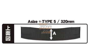 VOLTEX GT Wing Type 5 1700X275mm Wet Carbon Type-B End Plate Standard ...