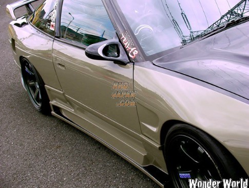 Car Modify Wonder Glare Side Skirt Set - S13 PS13 RS13 RPS13 - RHDJapan