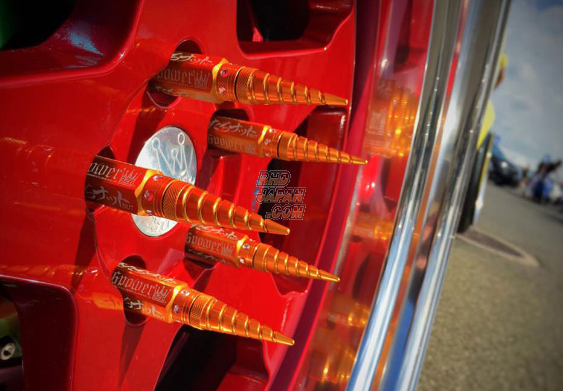 326 Power Duralumin Lug Nut Drilled Caps Set - Large Silver - RHDJapan