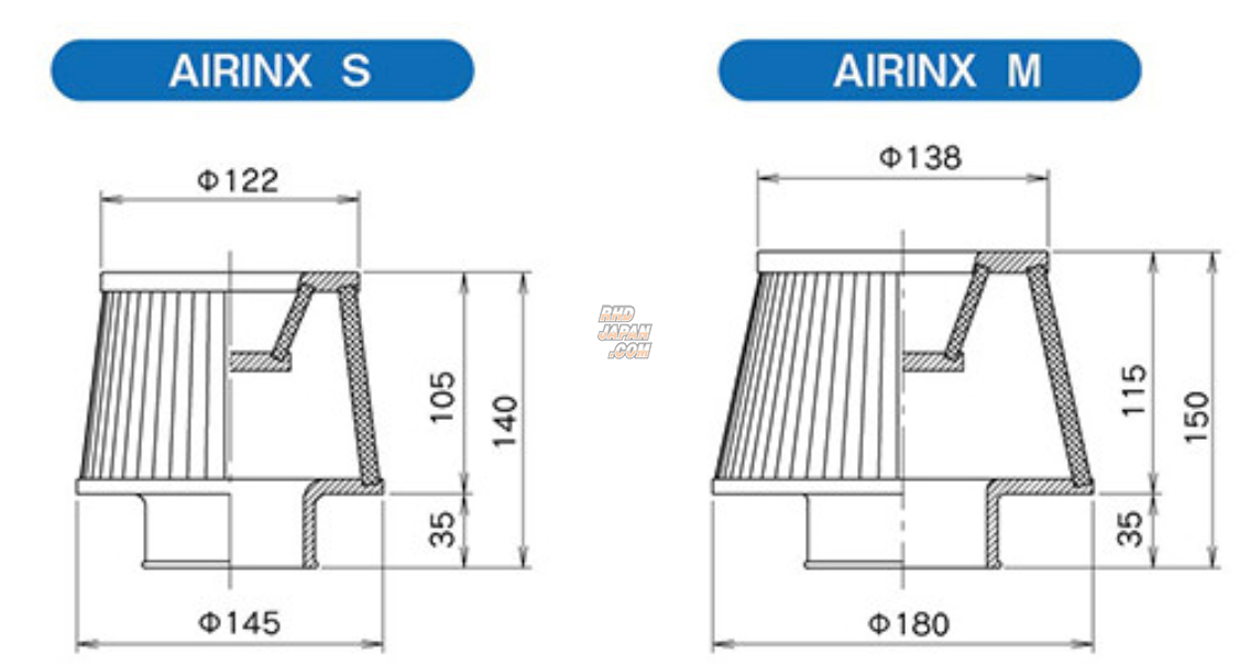 Trust GReddy AIRINX Kit Air Intake Filter System - JZX100 - RHDJapan