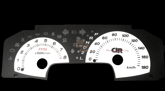 Dangun Racing EL Dash Meter Panel Kit Version-STD - Vitz NCP10 NCP13 ...