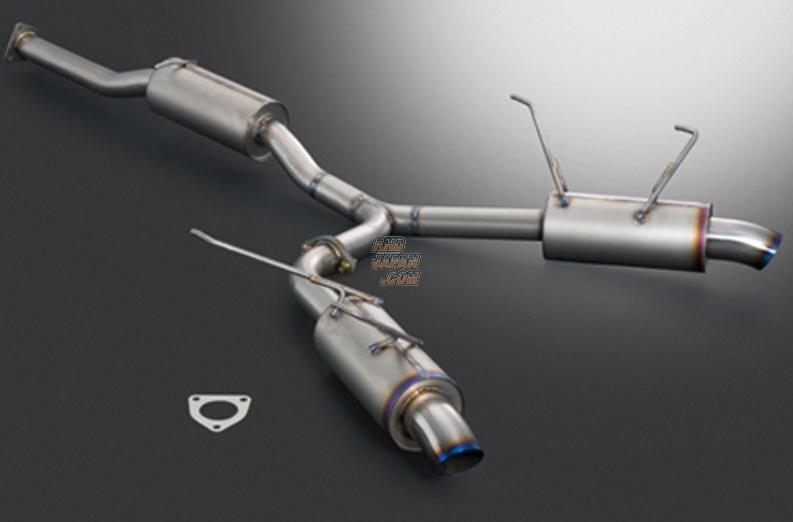 J's Racing Titanium Exhaust System FX-PRO 60RS Dual Tail Standard Aero Kit - S2000 AP1 AP2 ...