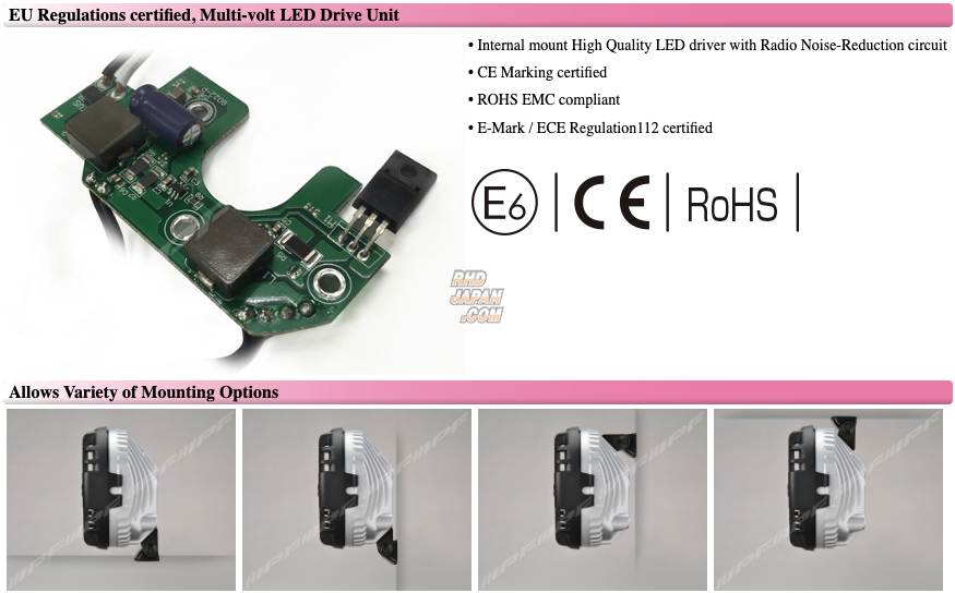 IPF Off-Road Lamp 950 Super Rally LED Set 950SRL - RHDJapan