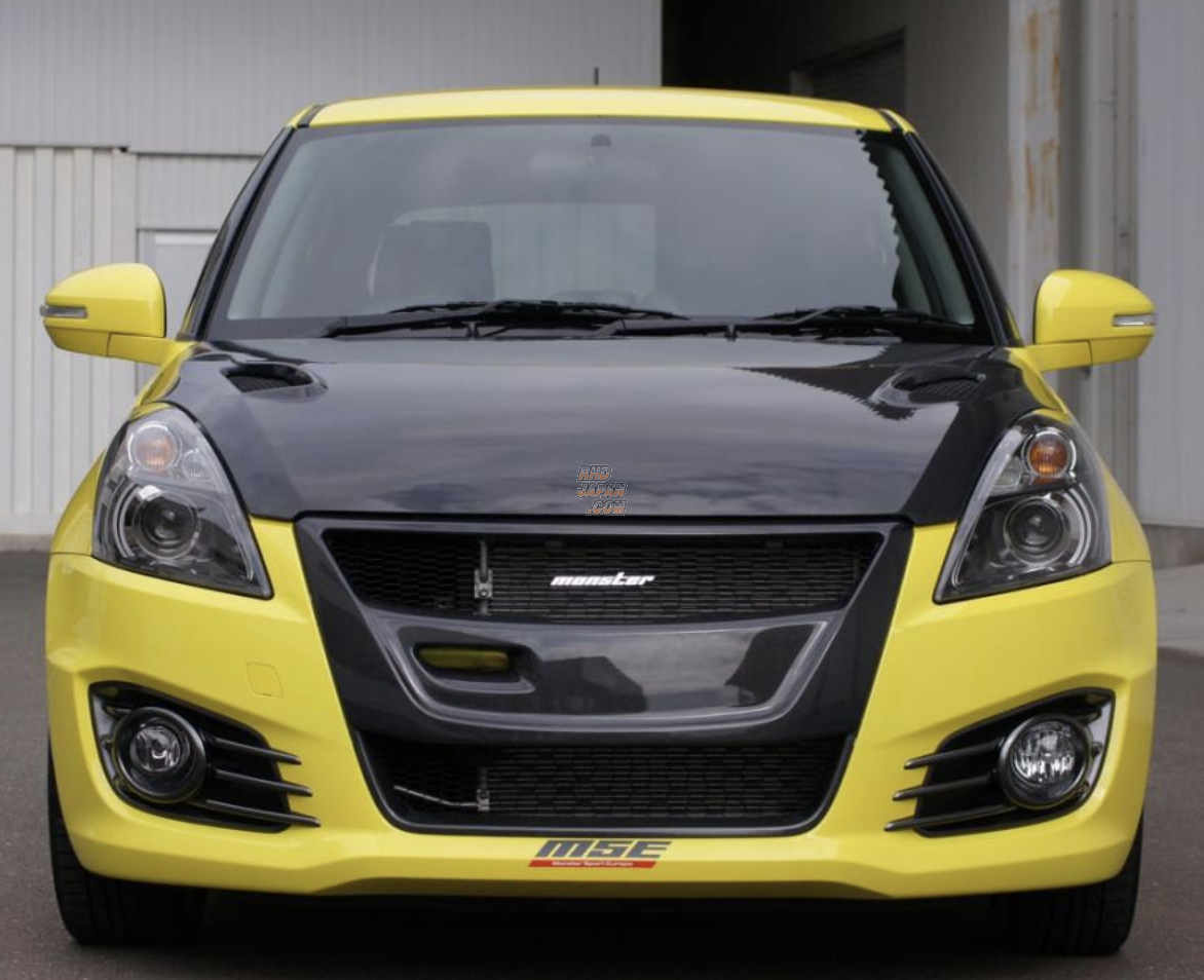 Monster Sport Sports Grill Carbon Fiber - Swift Sport ZC32S - RHDJapan