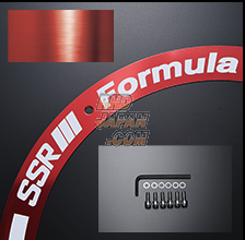 SSR Formula Aero Series Aero Plate - Brushed Red 18inch - RHDJapan