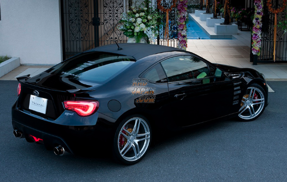 Valenti Jewel LED Tail Light Set TRAD Sequential Winker Half Red / Chrome - BRZ ZC6 86 ZN6 ...