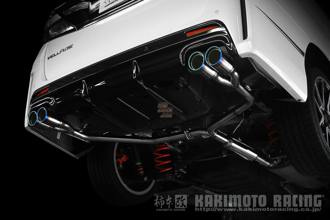 Kakimoto Racing Class KR Muffler Exhaust System - Alphard GGH20W Vellfire GGH20W - RHDJapan