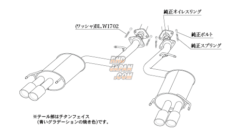 Kakimoto Racing Class KR Muffler Exhaust System - Crown ARS220 GWS224 - RHDJapan
