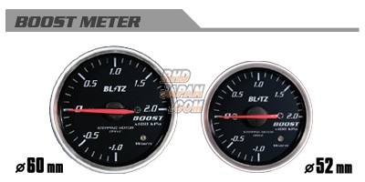 Blitz Racing Meter Panel Black & SD Meter Set Red Temperature ...